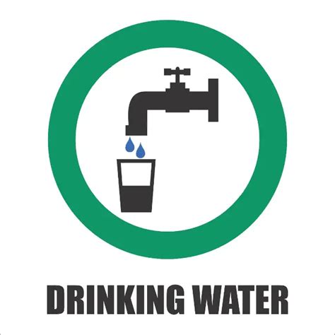 Drinking Water Sign Wf41