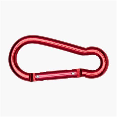 Carabiner Aluminium 8 X 80 Mm Red Biltemafi