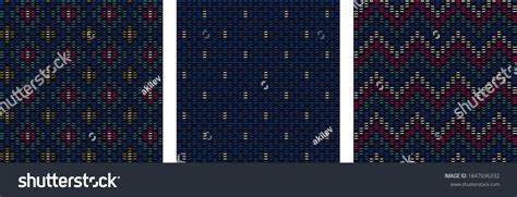 Modern Abstract Line Geo Motif Pattern Stock Vector Royalty Free