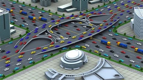 10 Lane Intersection Without Traffic Lights Is Perfect For Driverless