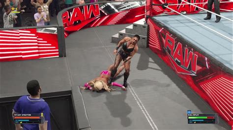 Rhea Ripley Vs Tiffany Stratton Wwe 2k23 Youtube
