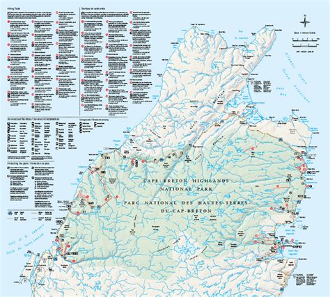 Cabot Trail Nova Scotia Map Inselmane