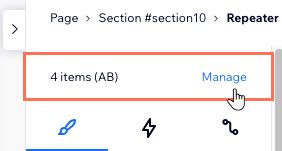 Studio Editor Adding And Customizing Repeaters Help Center Wix
