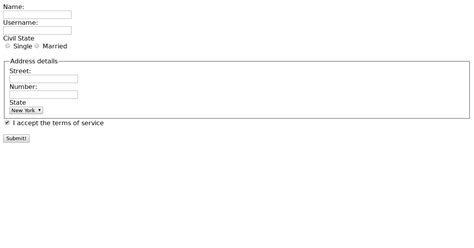 React Vanilla Form Examples Codesandbox