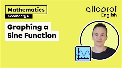 Graphing A Sine Function Secondaire Alloprof