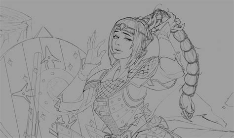 A Wip Of Upcoming Shadowheart Fanart I Preparing For Game Release