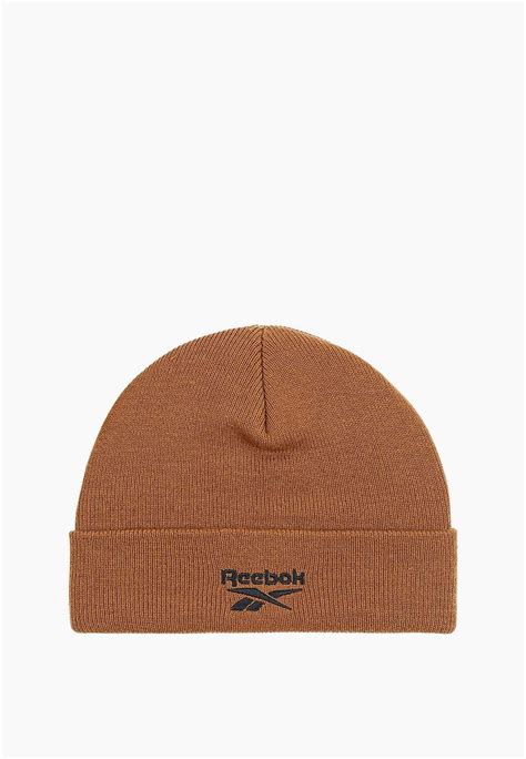 Шапка Reebok TE LOGO BEANIE, цвет: коричневый, RTLAAP791601 — купить в ...