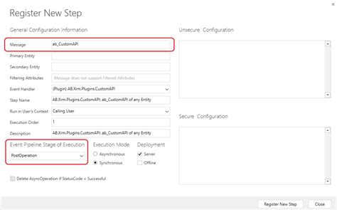debugging custom api plugins using plugin registration tool andrew