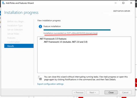 How To Enable Net Framework 3 5 On Windows Server 2019 Greencloud Documentation