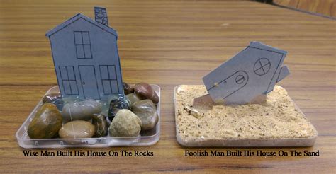 Parable Of The Wise And Foolish Builders Craft Aaxvj