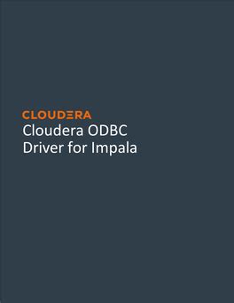 Amazon Redshift ODBC Driver Installation And Configuration Guide DocsLib