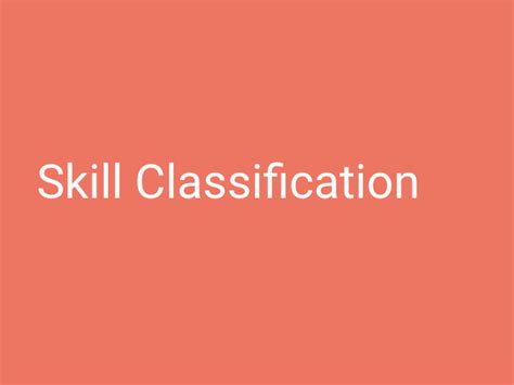 A Level Pe Aqa Skill Classification Powerpoint Teaching Resources