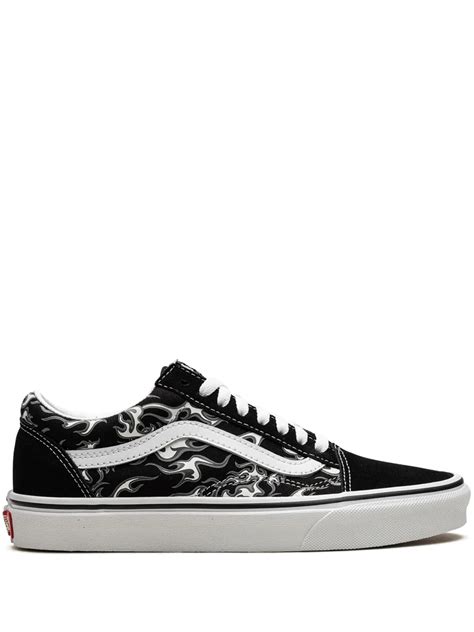 Vans Old Skool Flames Sneakers Schwarz Farfetch De
