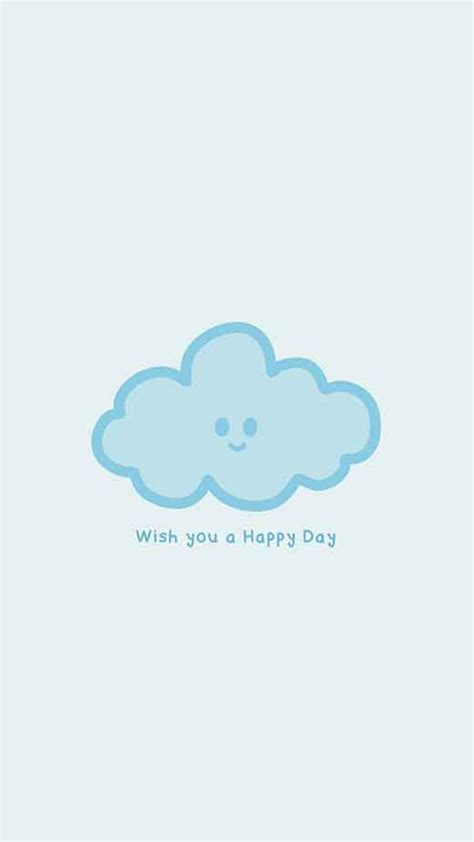 Cute Blue Wallpaper For Iphone