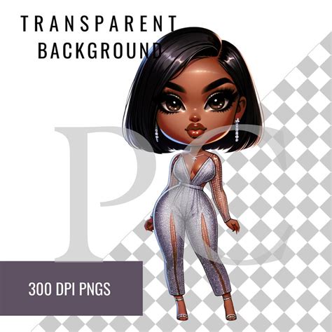 26 Chic Chibi Clipart Png Instant Download Fashionable Instant