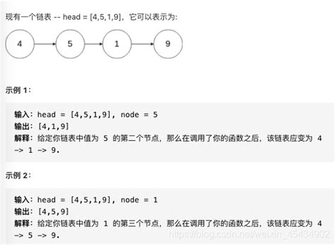 237 删除链表中的节点caesar Ii 删除节点 Csdn博客