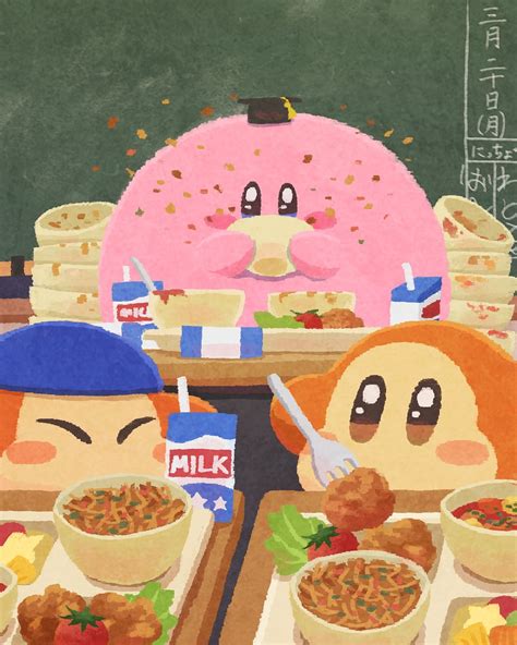 Kirby Waddle Dee And Bandana Waddle Dee Kirby Drawn By Miclot