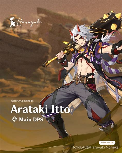 Mini Guide Arataki Itto Build Main Dps 👹 Genshin Impact Hoyolab
