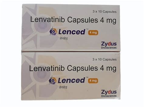Lenvatinib Capsules 4mg At ₹ 3500box Anti Cancer Medicine In
