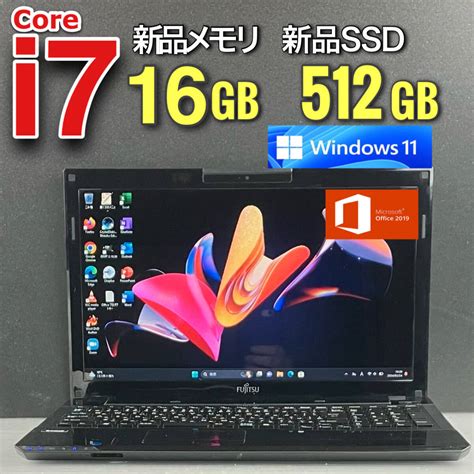 Yahooオークション 極速 I7 【爆速新品ssd512gb新品メモリ16gbcor