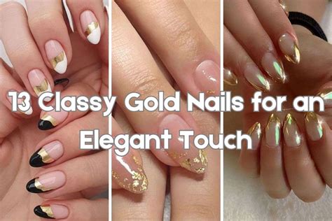 13 Classy Gold Nails For An Elegant Touch A Stunning Trend Reenasidhu