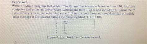 Solved Exercise 3 Write A Python Program That Reads From