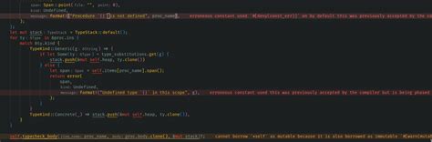 Erroneous `erroneous Constant Used` Error Caused By Unrelated Warning · Issue 11784 · Rust Lang