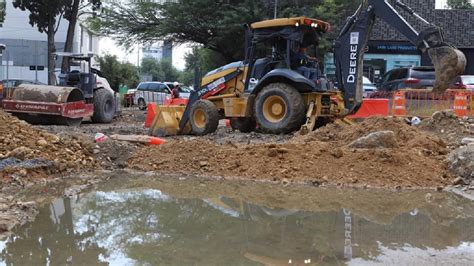 Por Lluvias Se Retrasan Obras En Centrito Valle De San Pedro Reporte