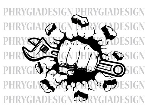 Smash Punch Mechanic Svg Mechanic Svg Mechanic Shirt Svg Mechanic Png Repair Mechanic