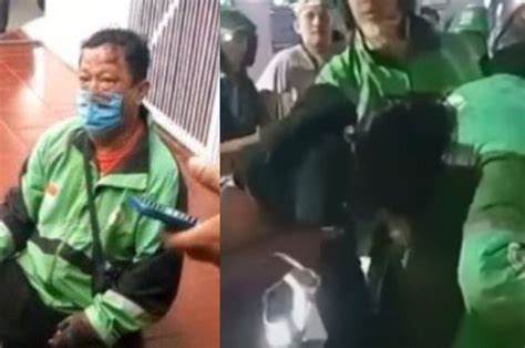 Dipukuli Dan Diinjak Injak Pelaku Penganiaya Driver Ojol Tua Di