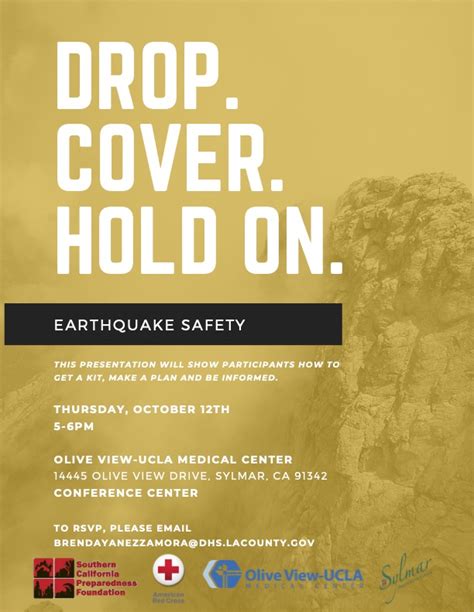 Earthquake Safety Poster