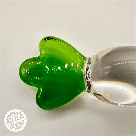 Kinky Carrot Clear Glass Butt Plug By Kinkandco Kinkandco