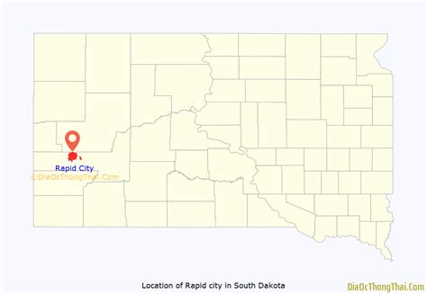 Map Of Rapid City South Dakota Thong Thai Real