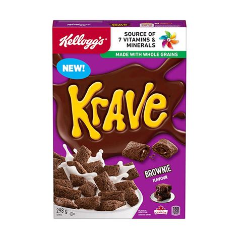 Exotic Kelloggs Krave Brownie Flavor Cereal 298g Exotic Sweets