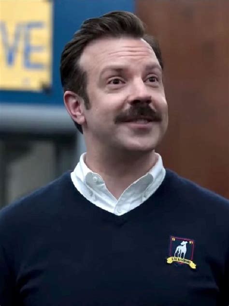 Ted Lasso S03 Jason Sudeikis Black Sweater Jacket Hub