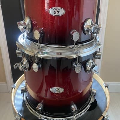 Pdp X7 Red Sparkle Fade Reverb