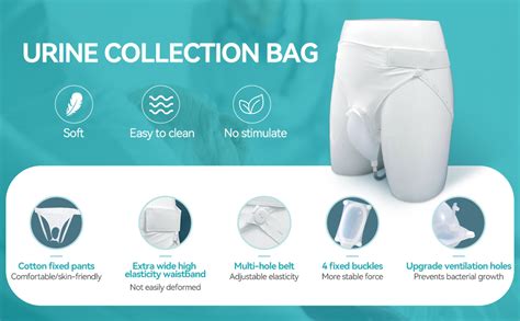 Wearable Urinal For Menprotable Male Urine Collection Bag，reusable Silicone Urine Bag，external