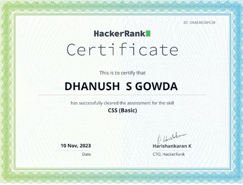 Dhanush S Gowda