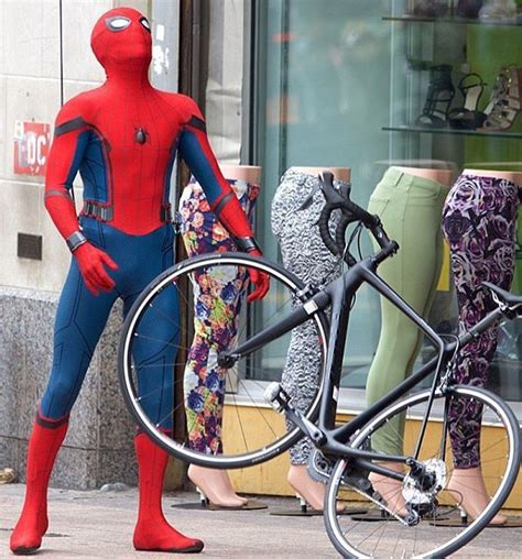 Another New Set Photo Of The Spider Man Suit From Spider Man