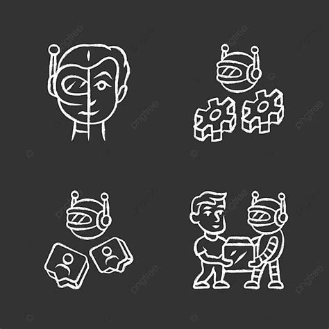 Bot Icons For Software And Ai Communication Line Socialbot Cyber Vector Line Socialbot Cyber
