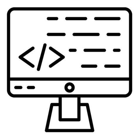 Premium Vector Coding Vector Illustration Style
