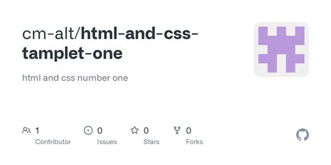 Github Cm Althtml And Css Tamplet One Html And Css Number One