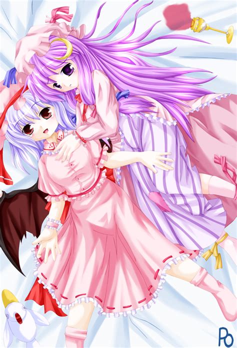 Remilia Scarlet And Patchouli Knowledge Touhou Drawn By Morupomupo
