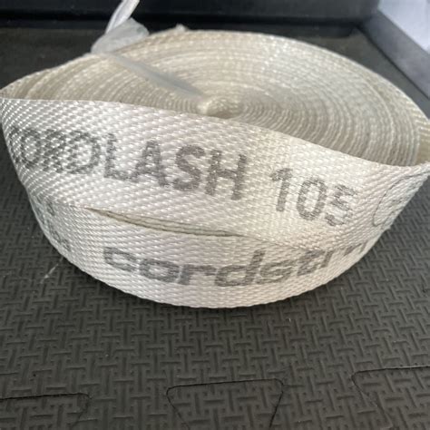 Yahooオークション 中古ラッシングベルト 135m 白 細目 トレーラ