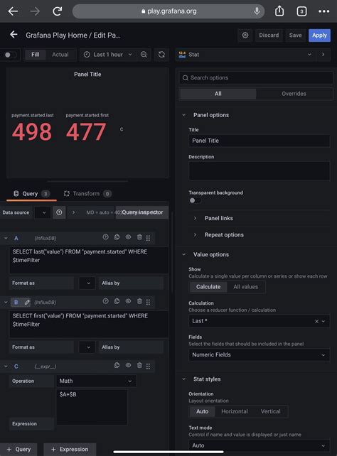 Expression Math Not Working 851 · Issue 48456 · Grafanagrafana · Github