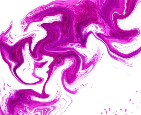 Abstract Watercolor Splash In Purple Drop Of Watercolor Stock