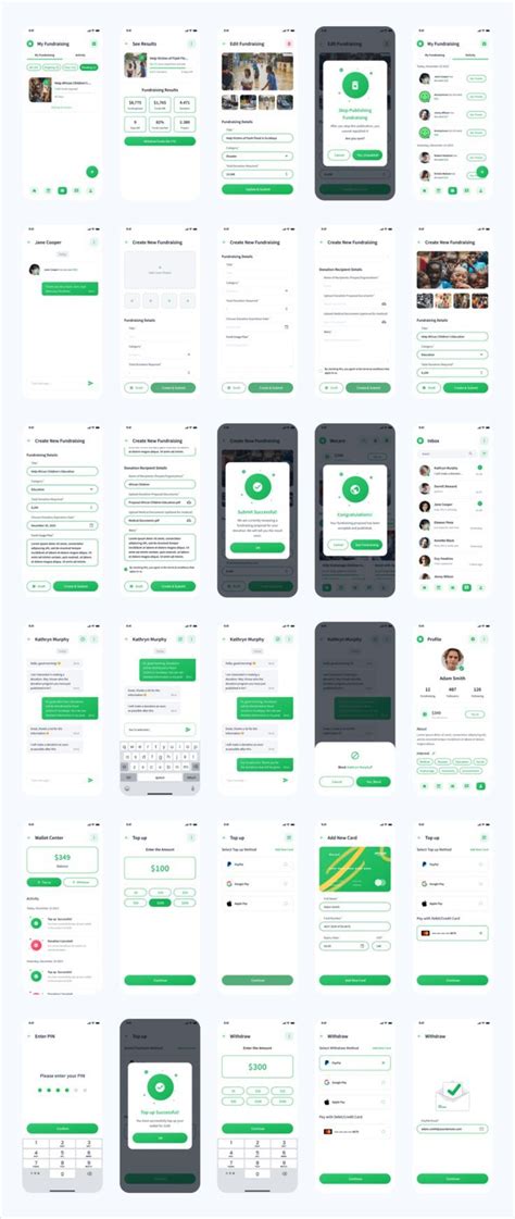 Wecare Donation Charity And Fundraising App Ui Kit Mobile App Ui Kit
