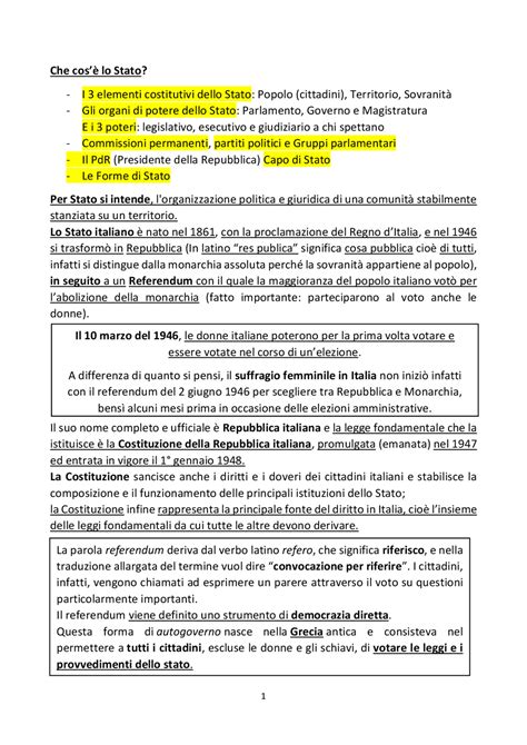 Istituzione Di Diritto Pubblico Schemi E Mappe Concettuali Di