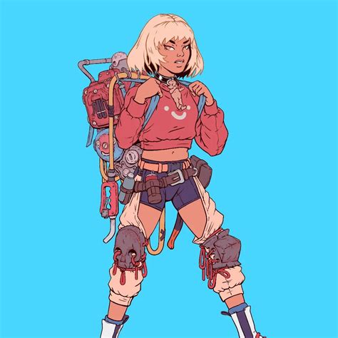 The Superb Cyberpunk Illustrations By Max Prentis Design You Trust