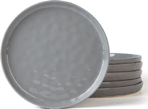 Famiware Mars 6 Pieces Salad Plates 8 Inch Plate Set